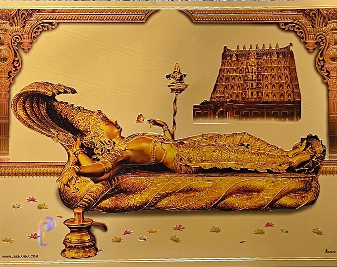 Anantha Padmanaba Swamy/ Frame/ Idols/ Puja Item/ Baba/ Photo/ Gods ...