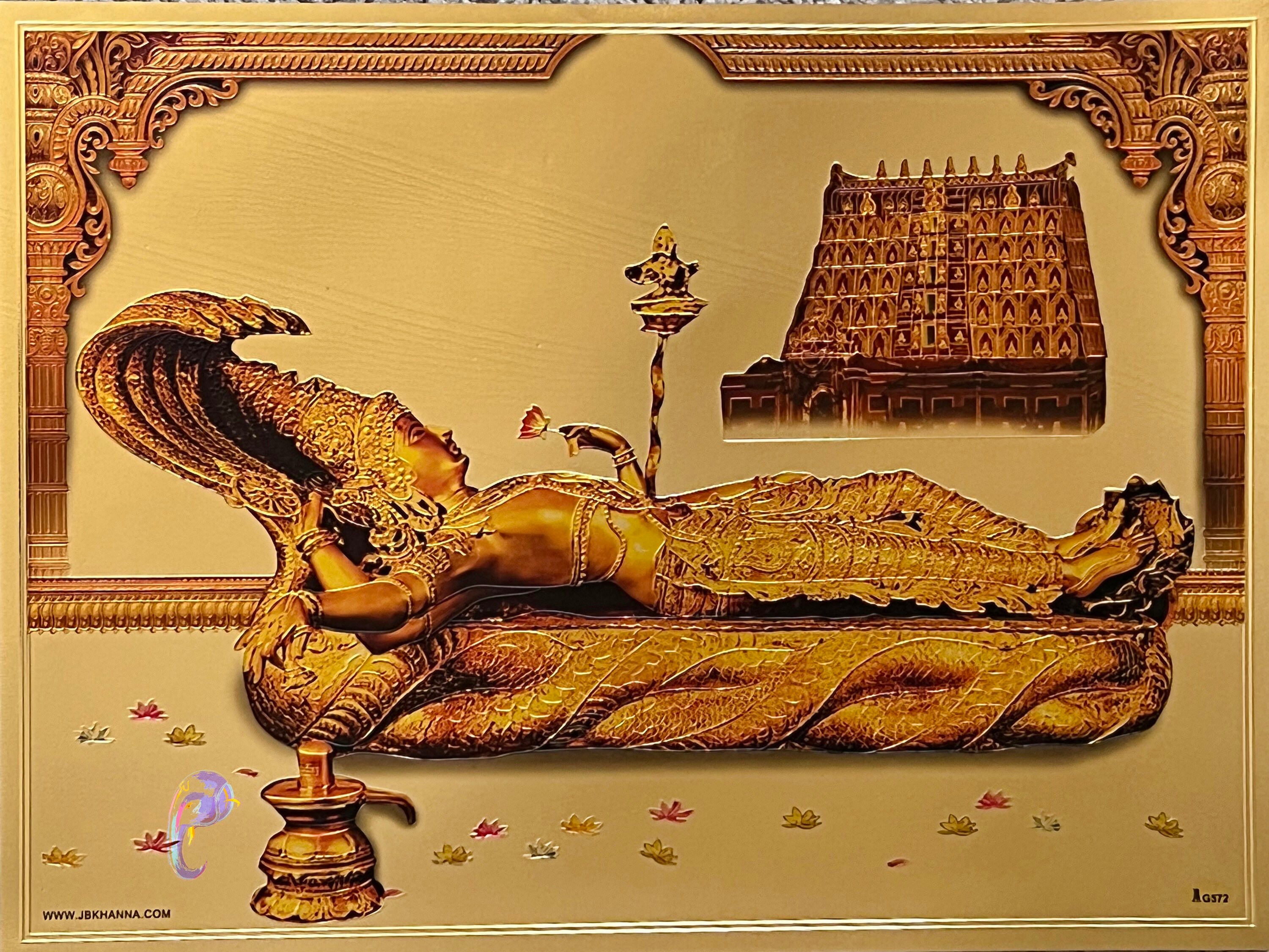 Anantha Padmanaba Swamy/ Frame/ Idols/ Puja Item/ Baba/ Photo/ - Etsy