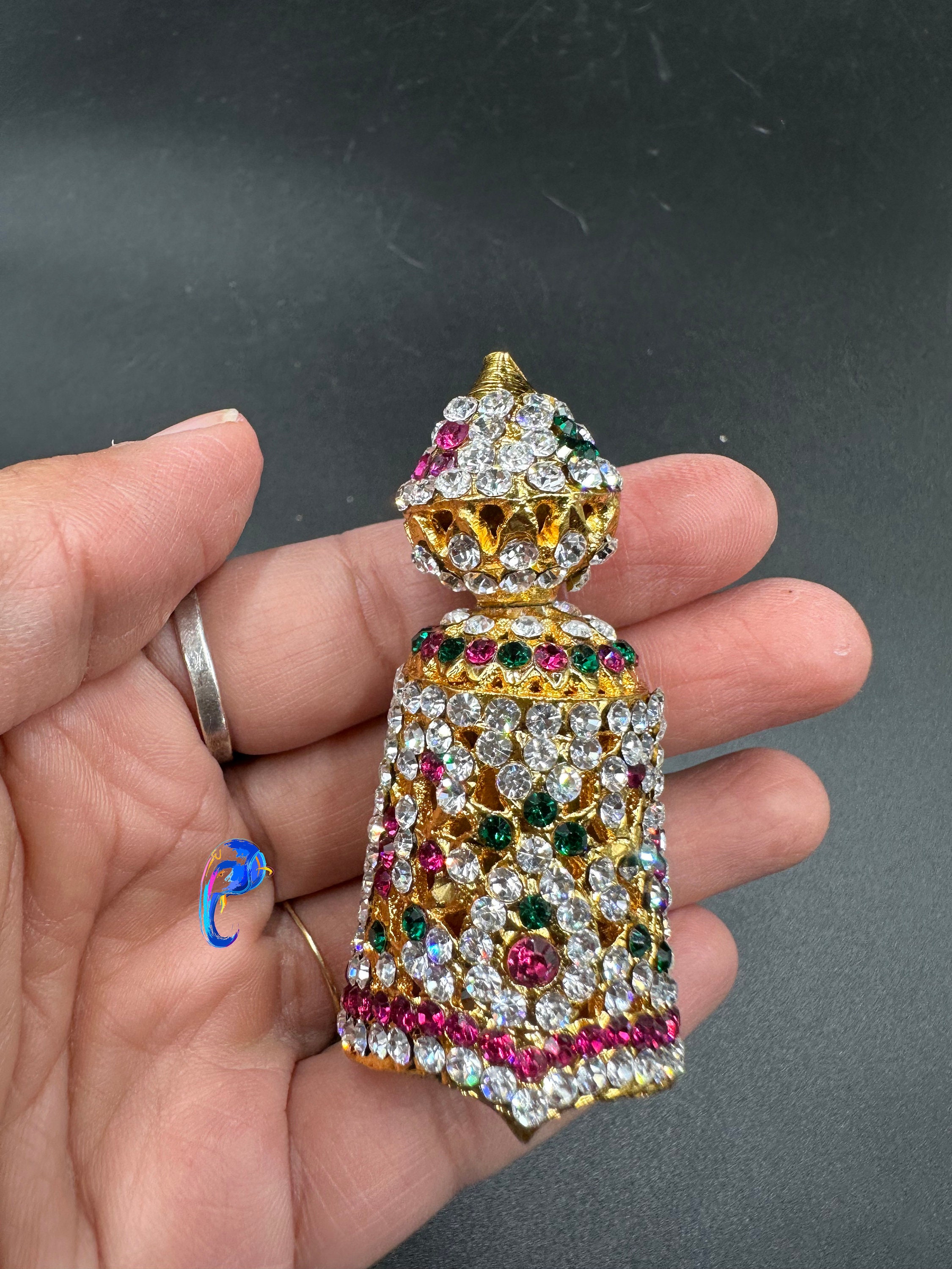Kireetam/ Crown/ God Kireetam/ Stones Crown/ God Decoration Item ...