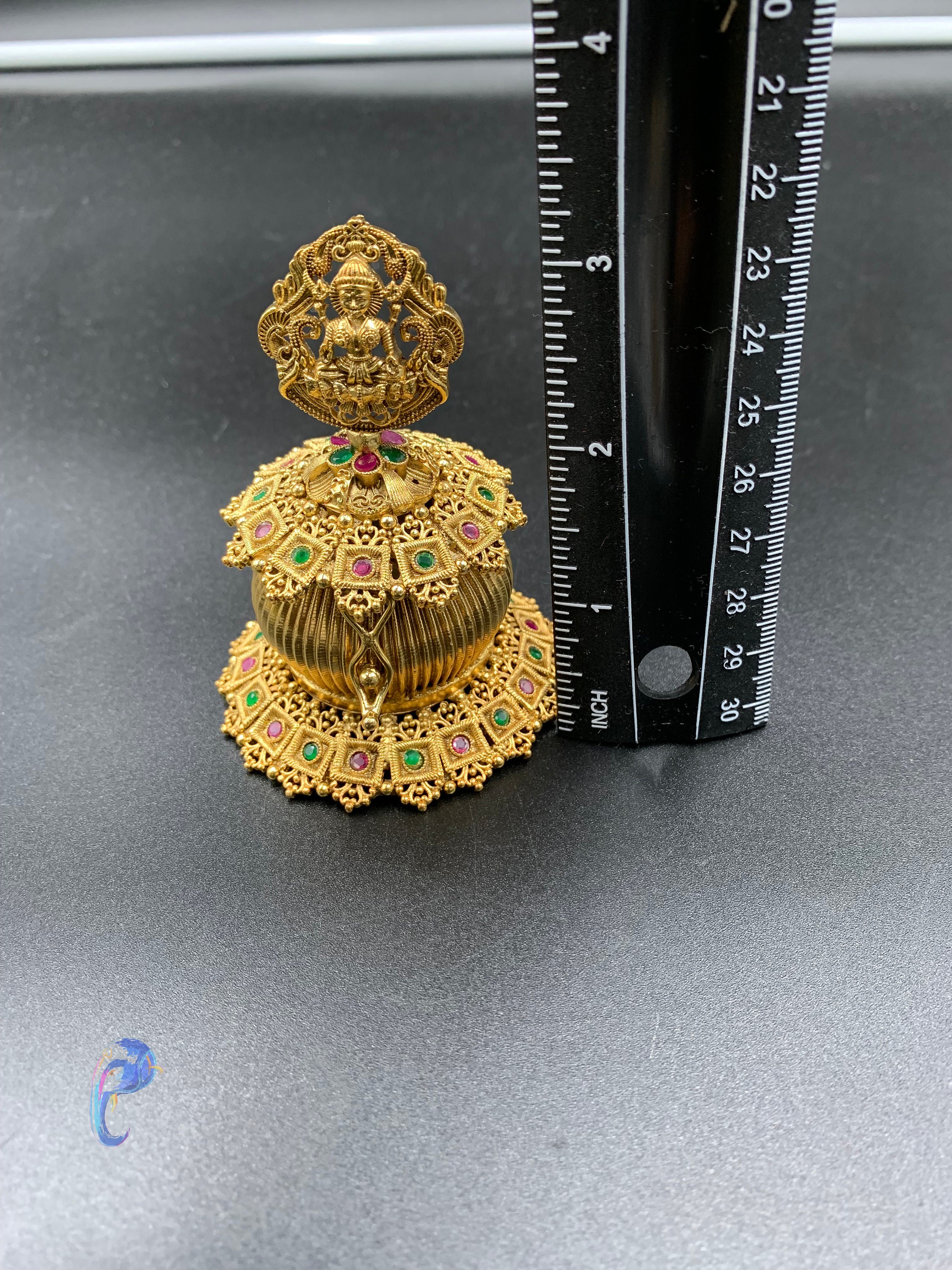 Multicolor Stones Box/ Ring Box/ Puja Item/ Wedding Gift/ Puja Box ...