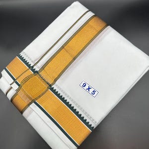 Cotton Dhoti/ Wedding Gift/ Wedding Decor/ Puja Item/ Dhoti/ Cotton ...