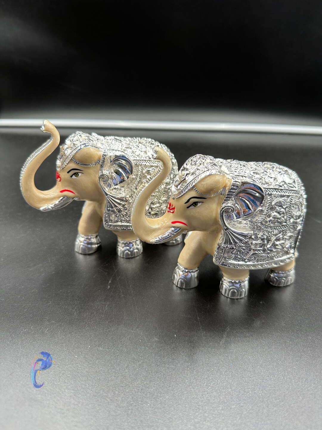 German Silver Elephants/ Wedding Gift/ Wedding Decor/ Gift Item ...