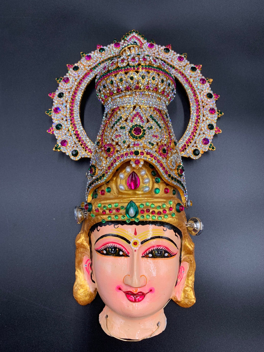 Amman Face/ Puja Idol/ Meenakshi Amma/ Varalakshmi Ammavaru/ Ammavaru ...