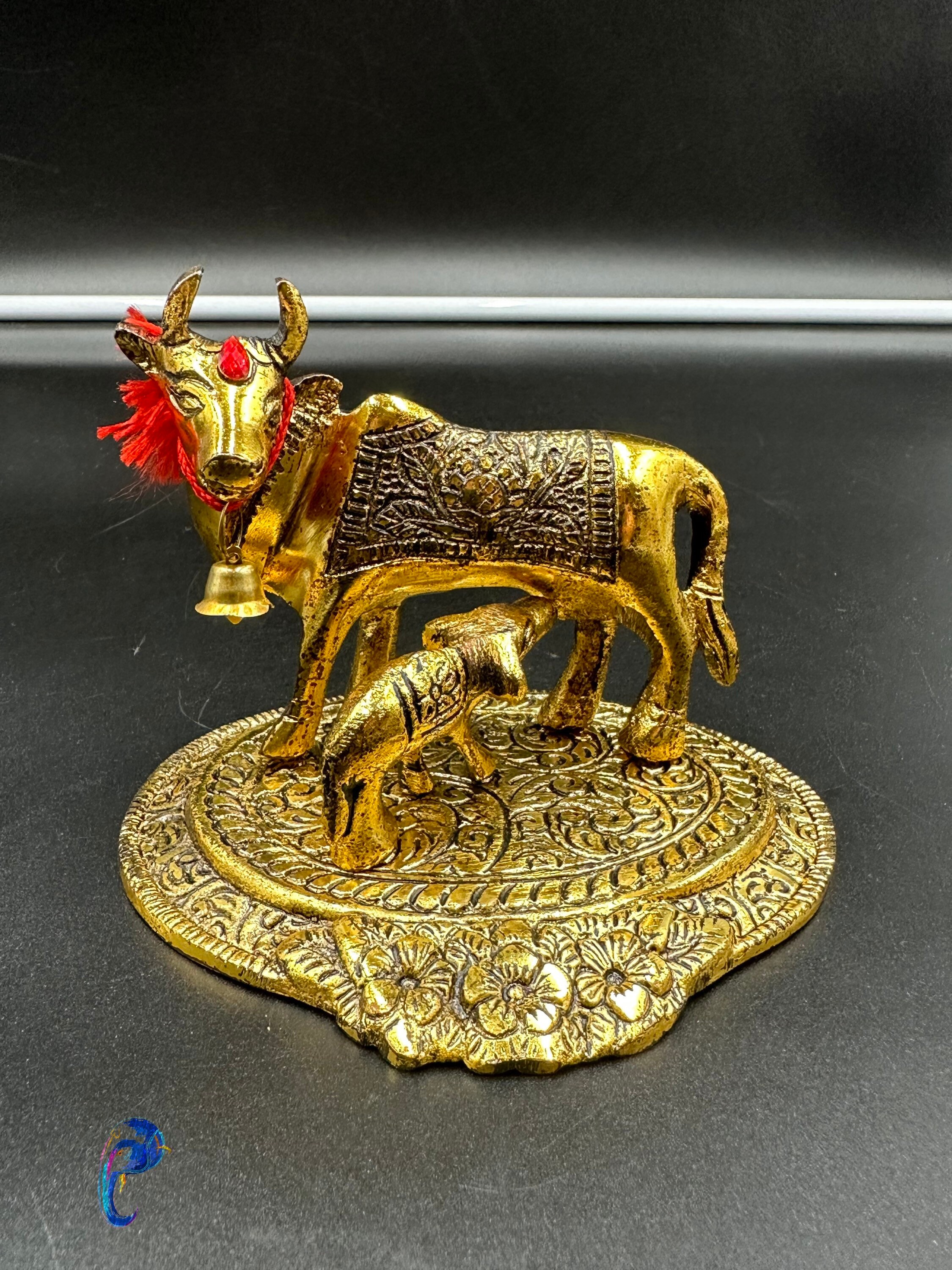 Cow & Calf/ Brass Cow/ Wedding Gift/ Gifting Item/ Gowmatha ...