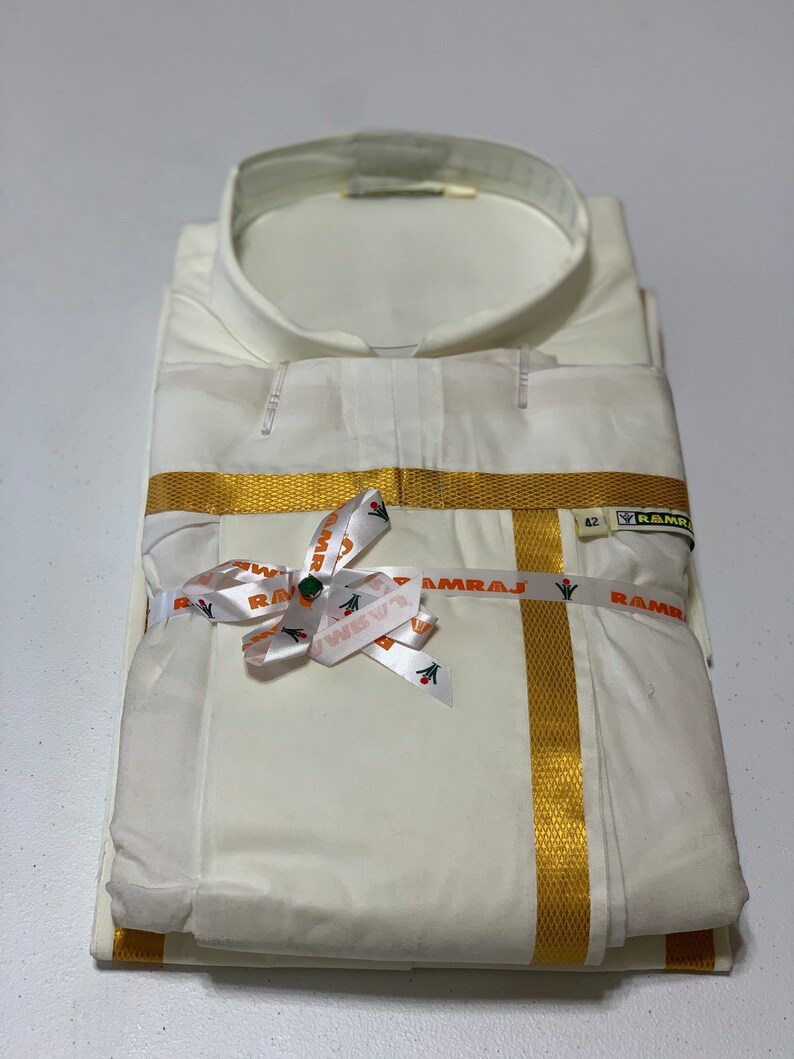 Pancha/ Dhoti Set/ Keepas Pancha/ Mens Dhoti/ Ramraj Panchalu/ | Etsy