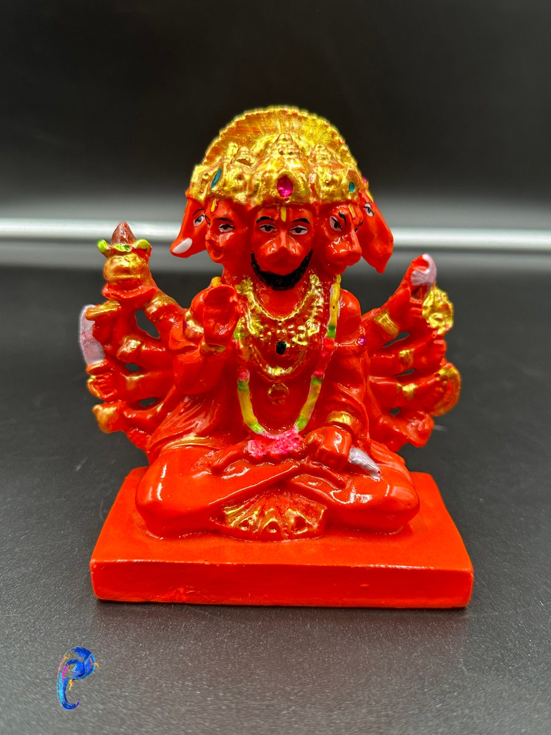 Hanuman/ Panchamuka Hanuman/ Anjaneya Swamy Idol/ Lord Hanuma/ Rambantu ...