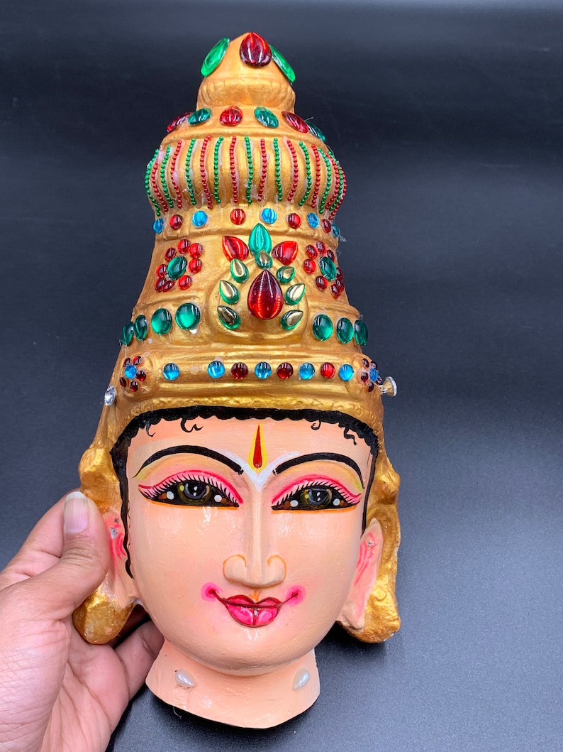 Buy Amman Face/ Puja Idol/ Meenakshi Amma/ Varalakshmi Ammavaru/ Online ...