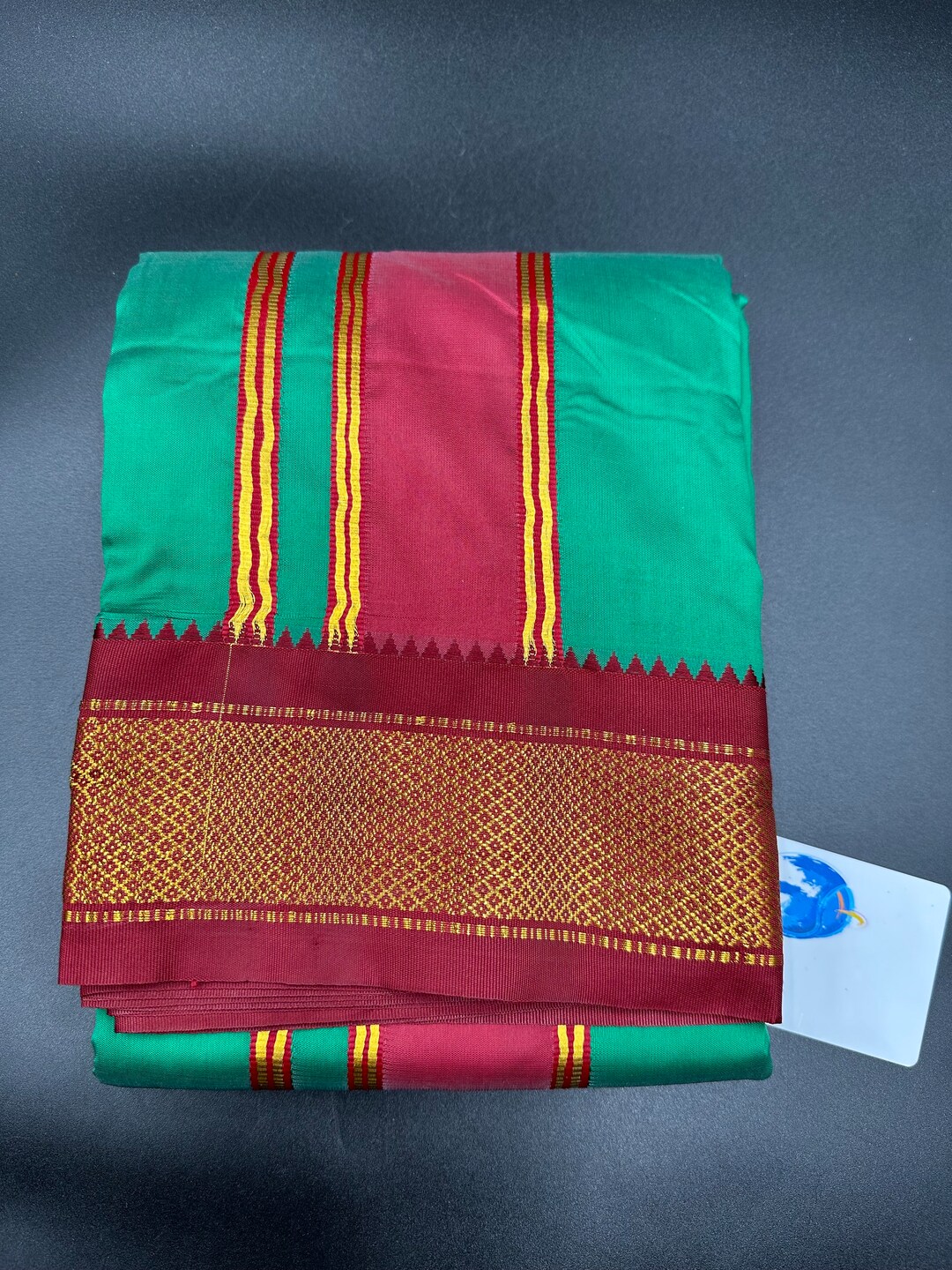 Cotton Dhoti Set/ Wedding Dress/ Mens Costume/ Vesti/ Angavastram ...