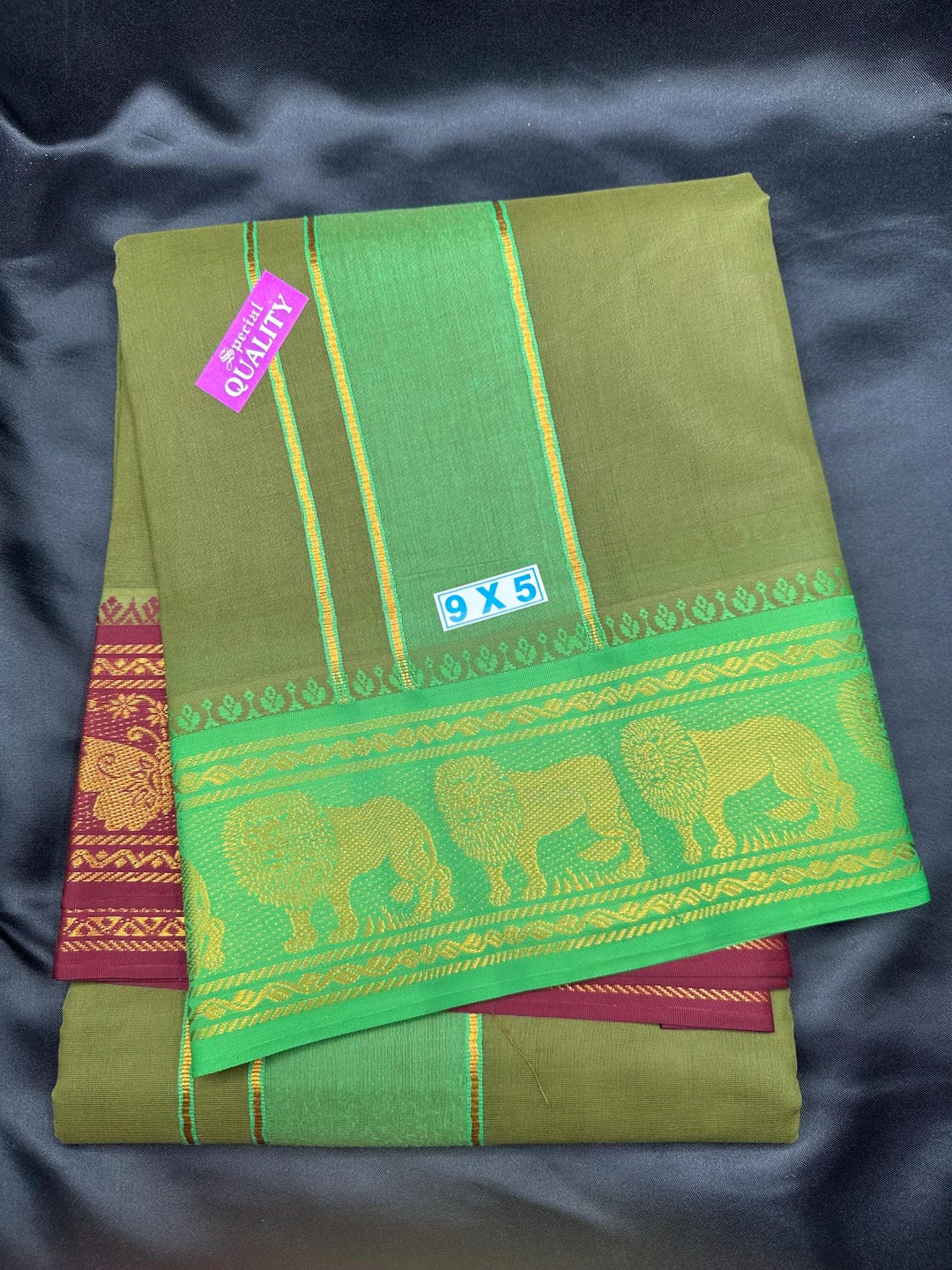 Dhoti Set/ Men’s Dhoti Set/ Angavastram/ Vesti/ Panchalu Set/ God ...