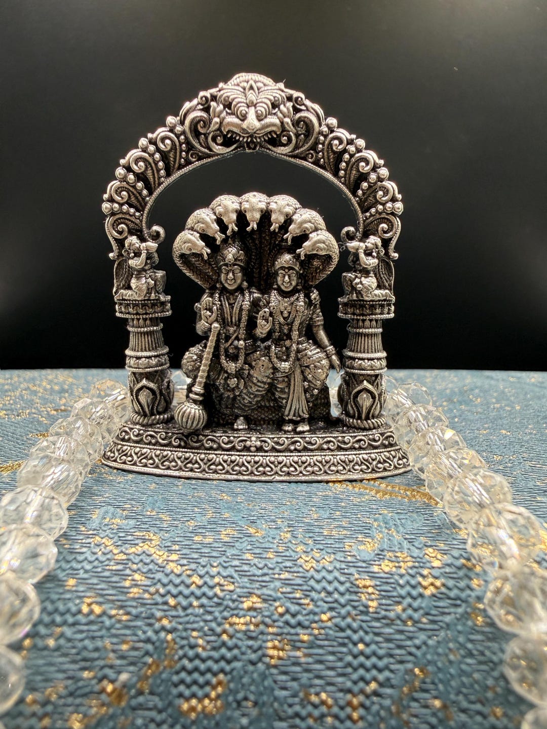 Vishnumurthy/ Lord Nataraj / Idol/ Car Idol/ Silver Idol/ Puja Idol/ 92 ...