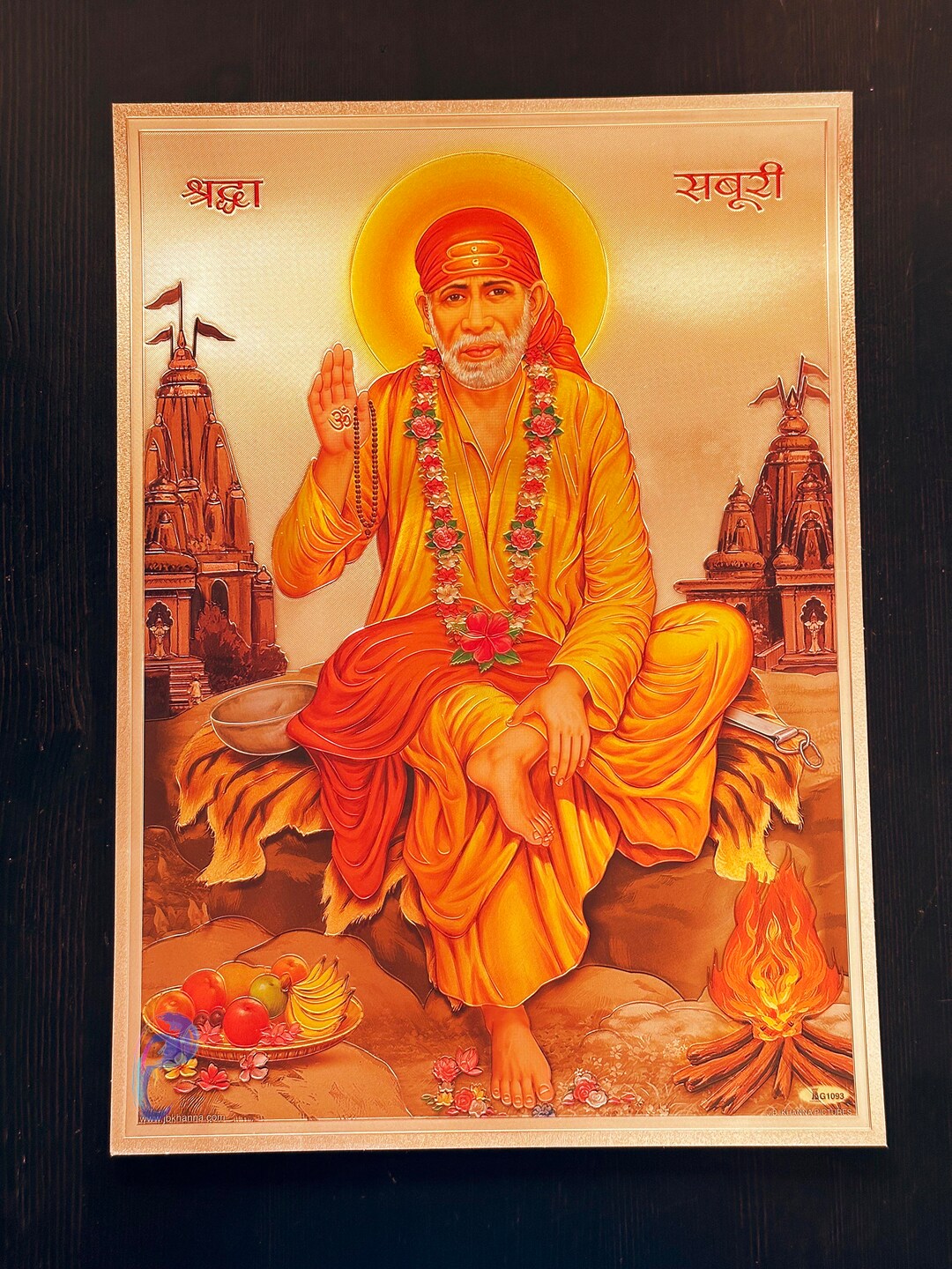 Saibaba/ Shiridi Saibaba Pictures/ Frame/ Idols/ Puja Item/ Baba/ Photo ...