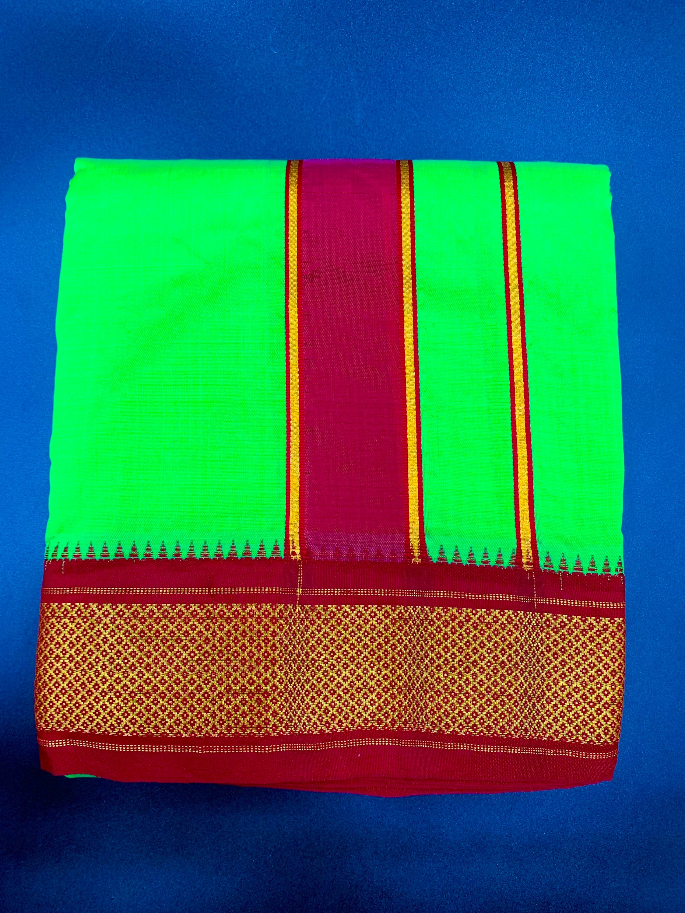 Silk Dhoti Set/ Panchalu/ Dhoti/ God Clothes/ Vesti/ Puja Cloths ...
