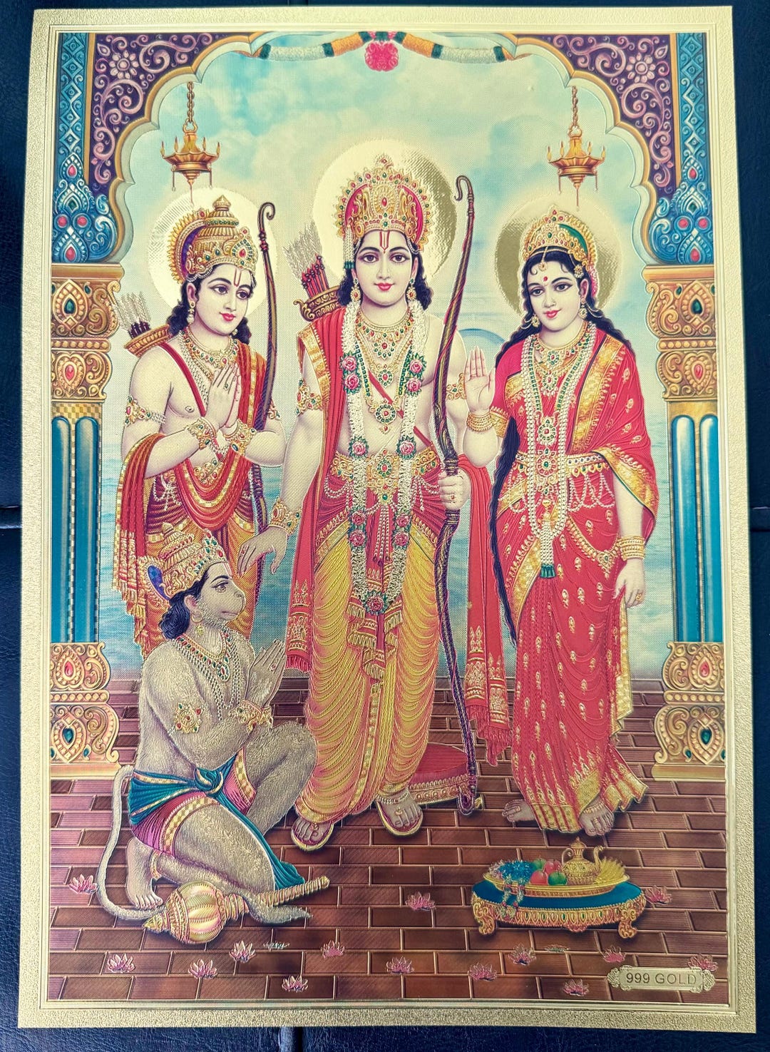 Ram Parivar/ Frame/ Idols/ Puja Item/ Baba/ Photo/ God/ Guru/ Gift ...