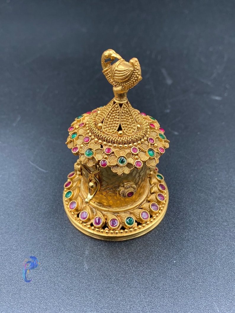 Multicolor Stones Box/ Puja Box/ Ring Box/ Gift Box/ Jewelry Box ...