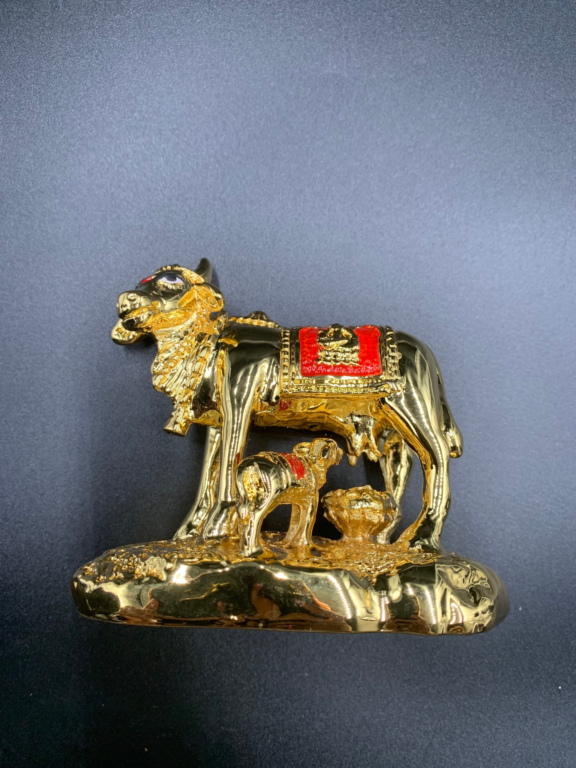 Kamadhenu/ Cow & Calf Statue/ Gowmatha/ Wedding Gift/ Gifting | Etsy
