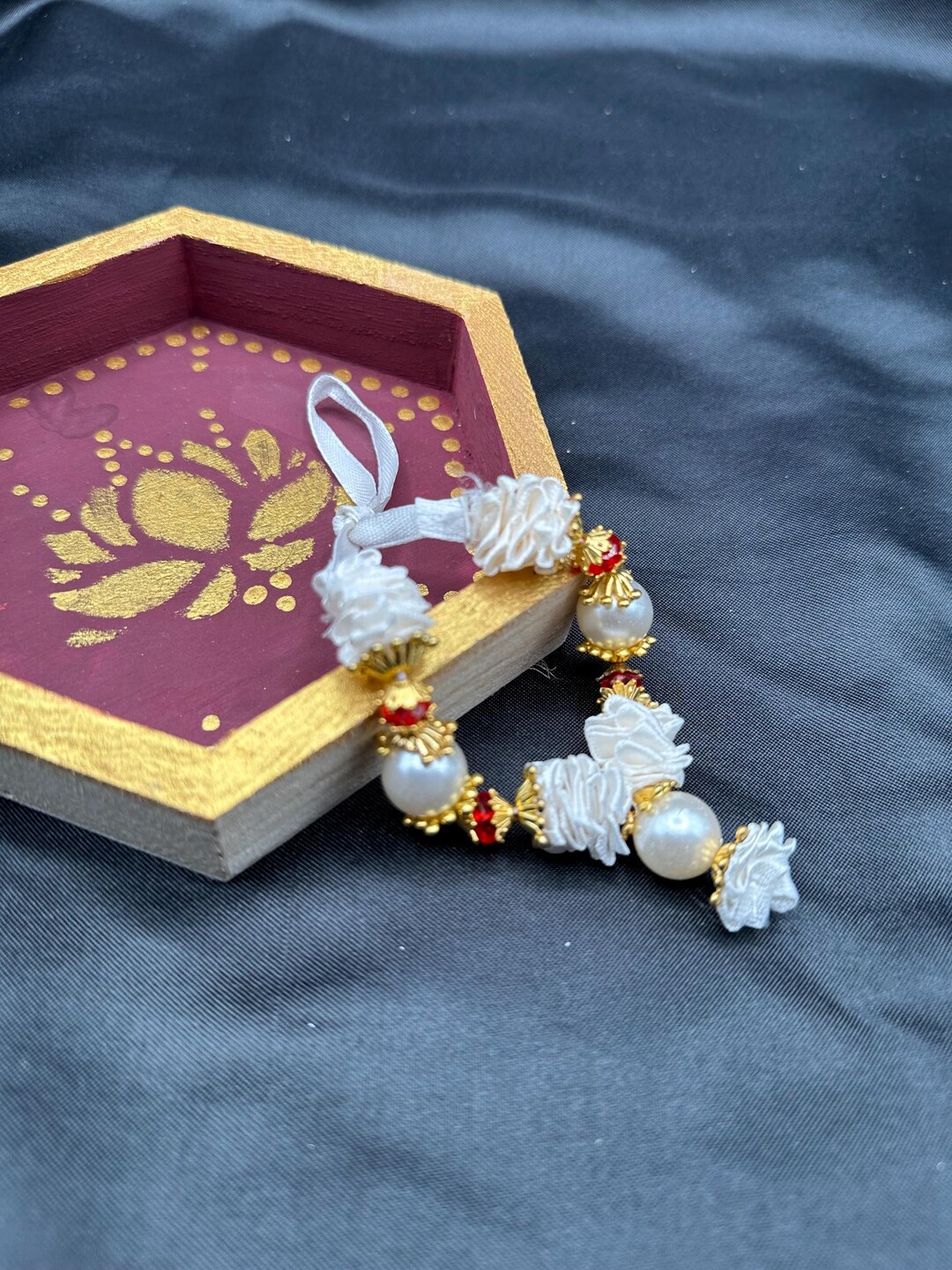 Mala/ Garland/ Beads Chain/ God Chain/ Decoration/ Idol Garland/ Chain ...