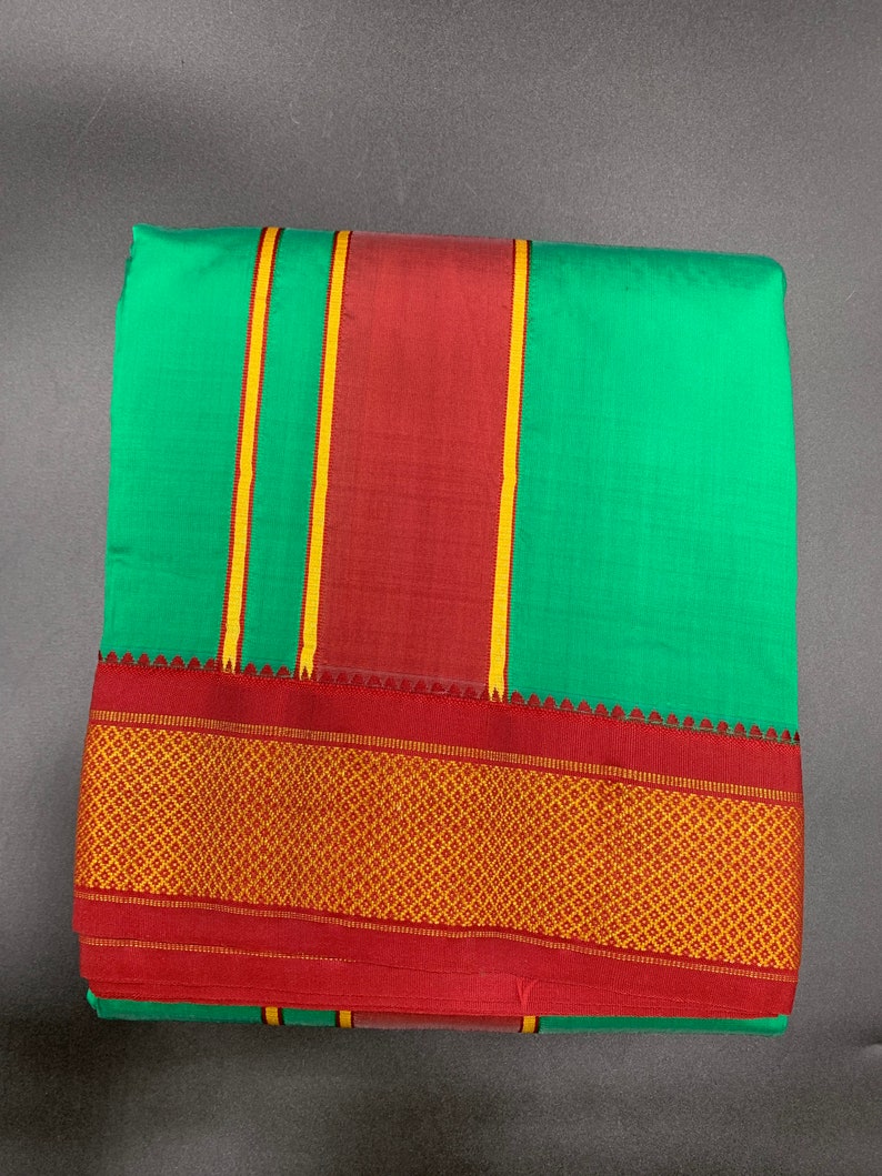Silk Dhoti Set/ Panchalu/ Dhoti/ God Clothes/ Vesti/ Puja Cloths ...