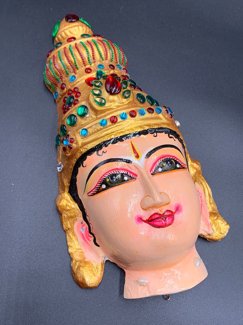 Buy Amman Face/ Puja Idol/ Meenakshi Amma/ Varalakshmi Ammavaru/ Online ...