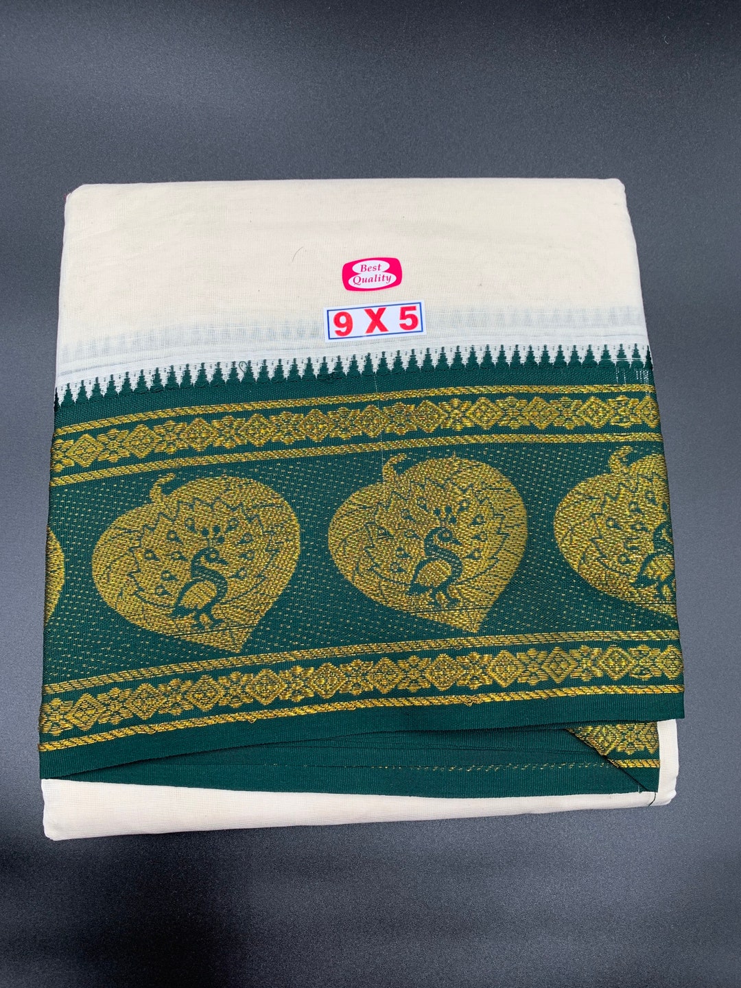 Border Panchalu/ Vesti/ Angavastram/ Kanduva/ Dhoti Set/mens Cloths ...