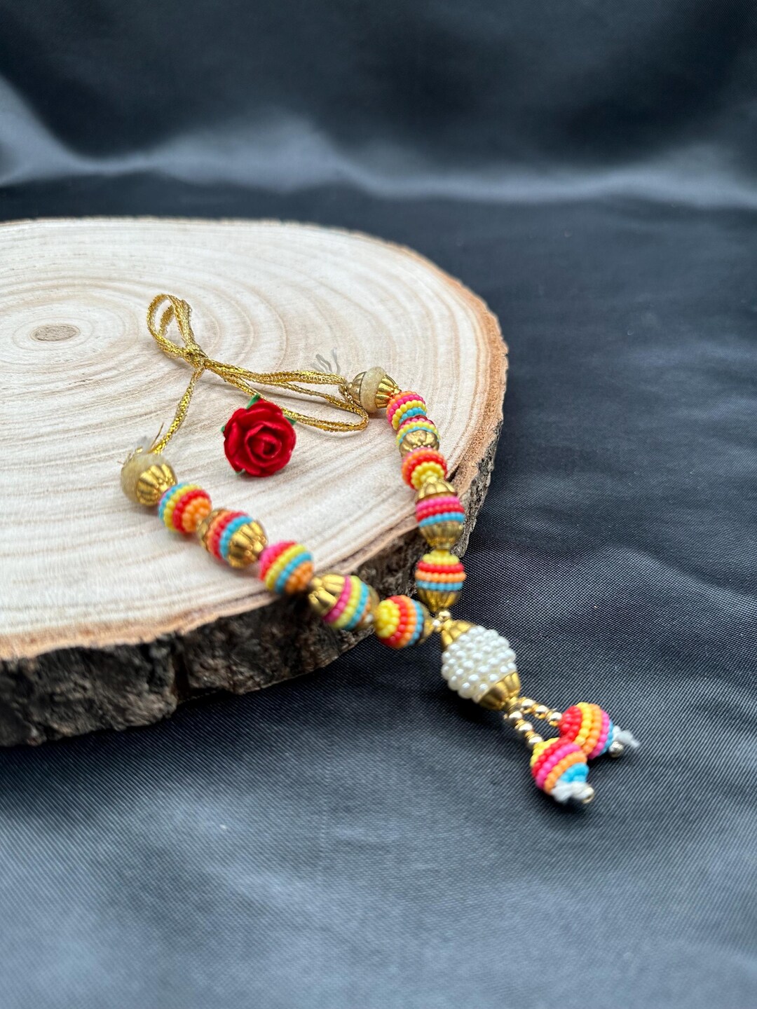 Mala/ Garland/ Beads Chain/ God Chain/ Decoration/ Idol Garland/ Chain ...