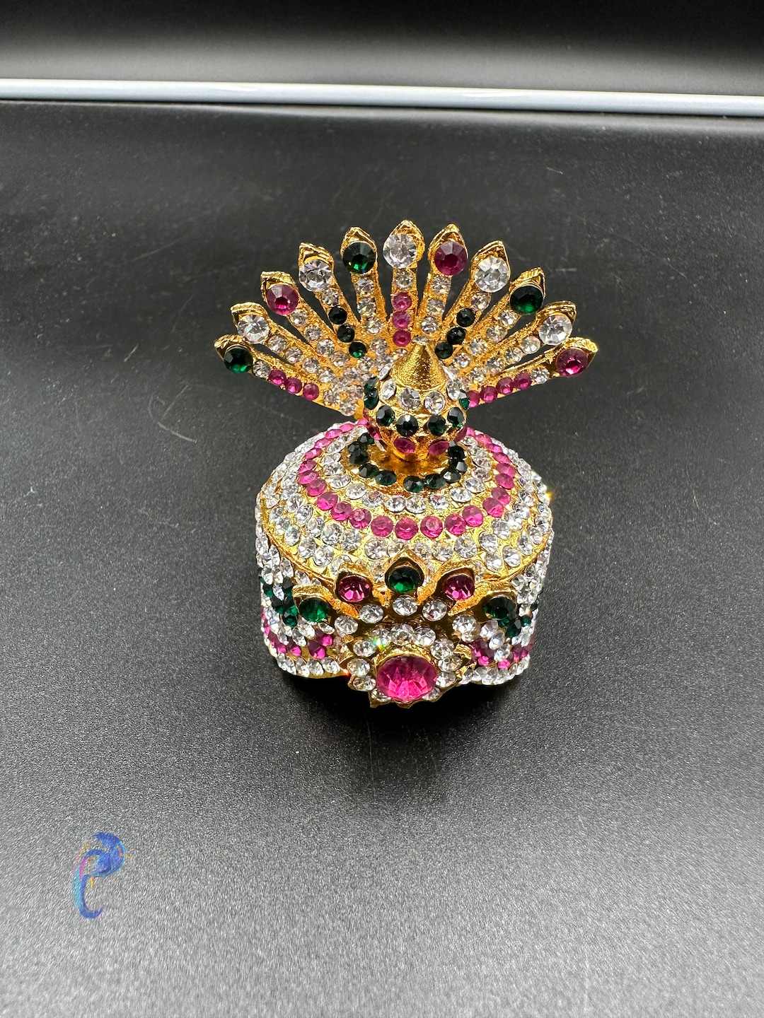 Kireetam/ Crown/ God Kireetam/ Stones Crown/ God Decoration Item ...