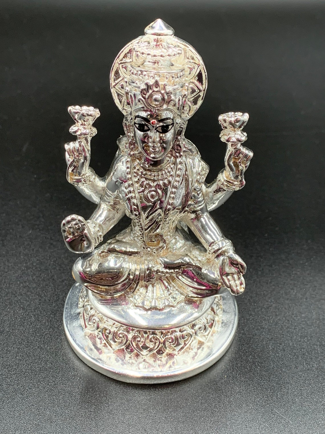 Silver Lakshmi Idol/ Goddess Lakshmi/ Puja Idol/ Wedding - Etsy