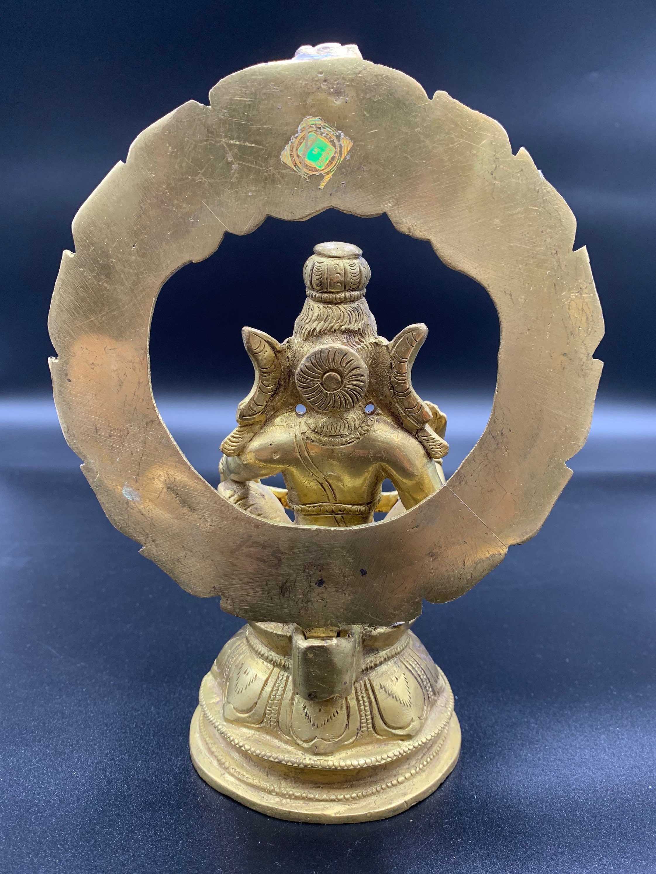 Panchaloha Ayyappa/ Manikandan/brass Idol/ Lord Ayyappa/ Puja Idol ...
