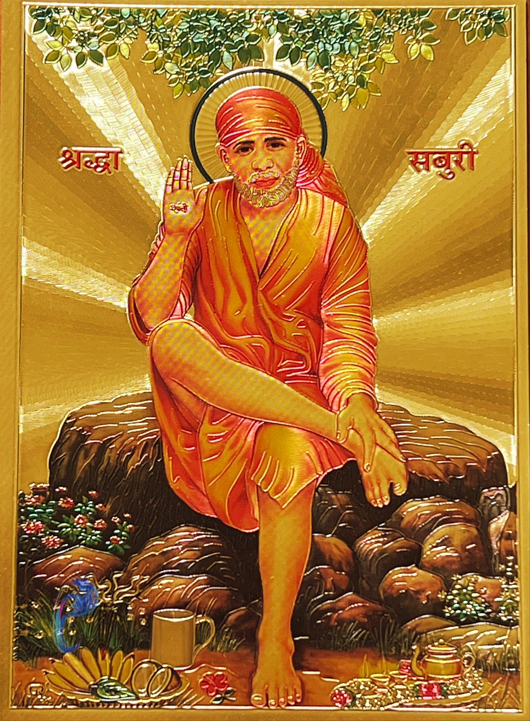 Saibaba/ Shiridi Saibaba Pictures/ Frame/ Idols/ Puja Item/ Baba/ Photo ...