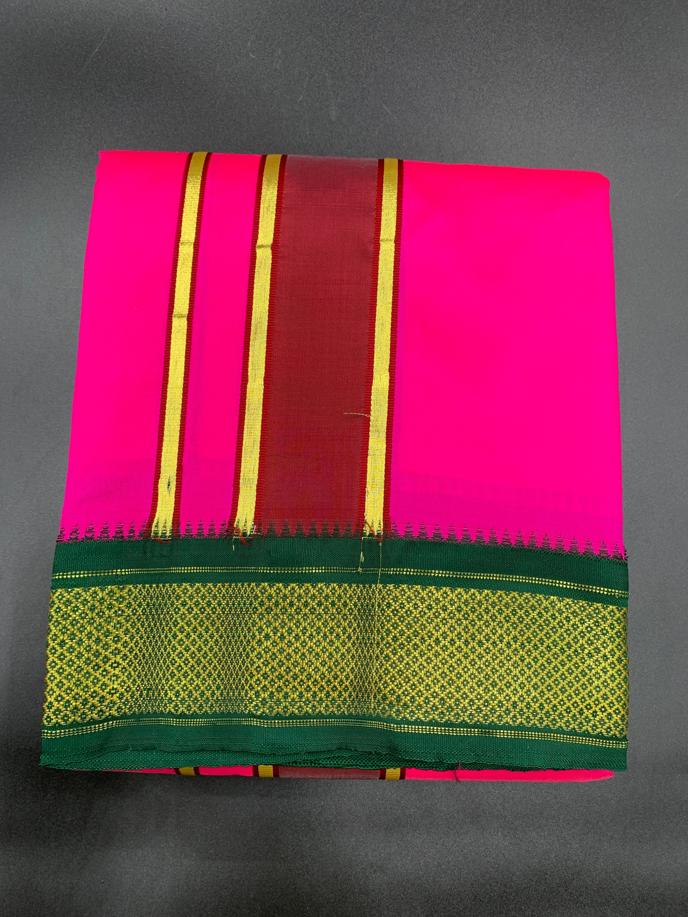 Silk Dhoti Set/ Panchalu/ Dhoti/ God Clothes/ Vesti/ Puja Cloths ...