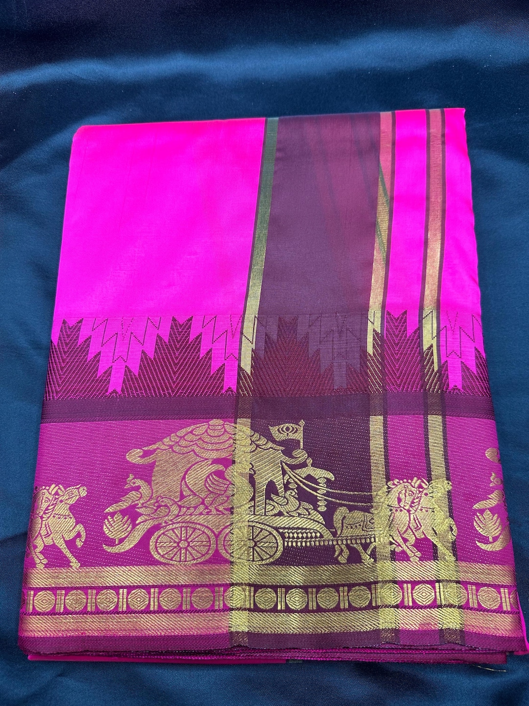 Dhoti Set/ Men’s Dhoti Set/ Angavastram/ Vesti/ Panchalu Set/ God ...