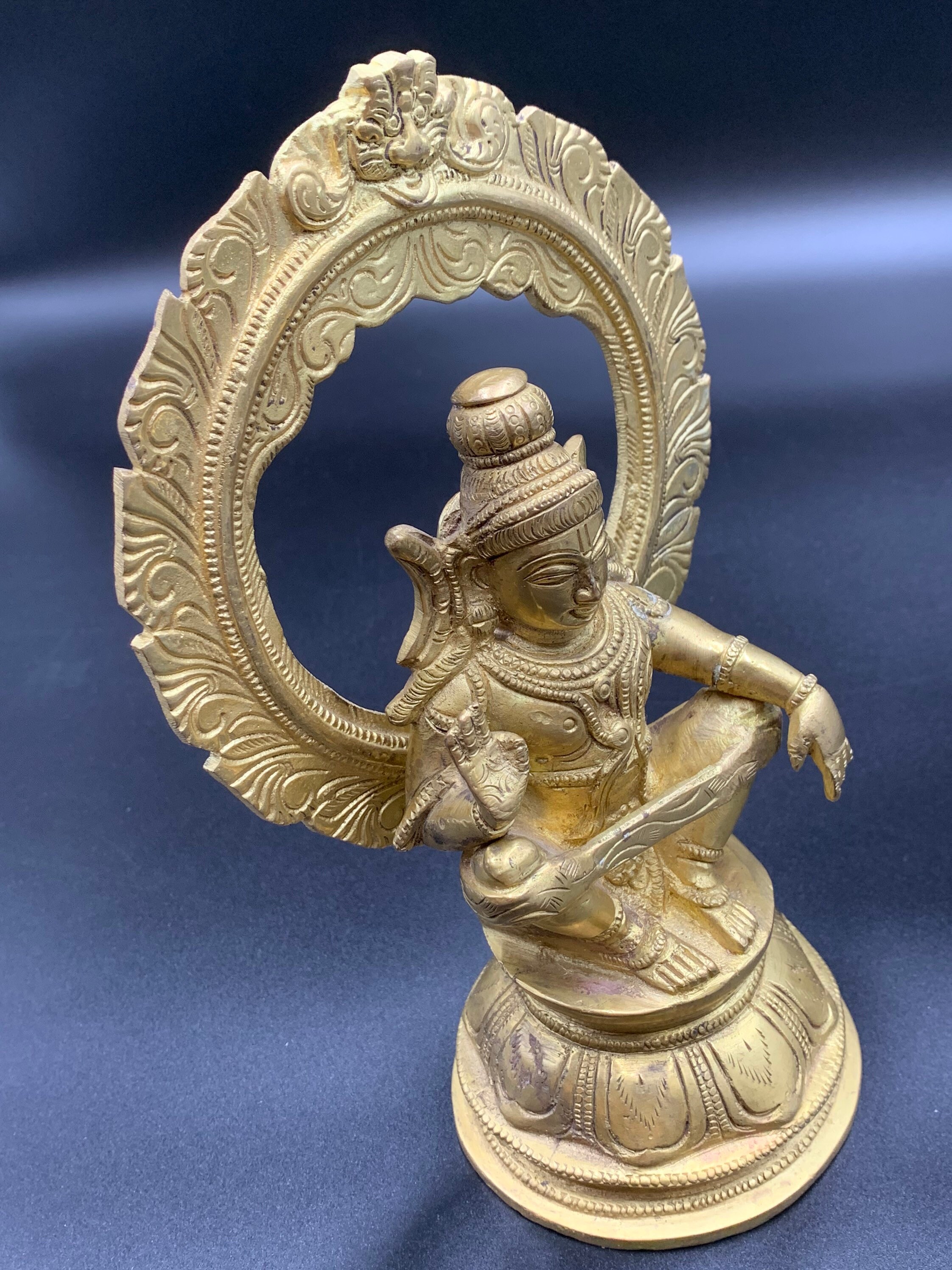 Panchaloha Ayyappa/ Manikandan/brass Idol/ Lord Ayyappa/ Puja Idol ...