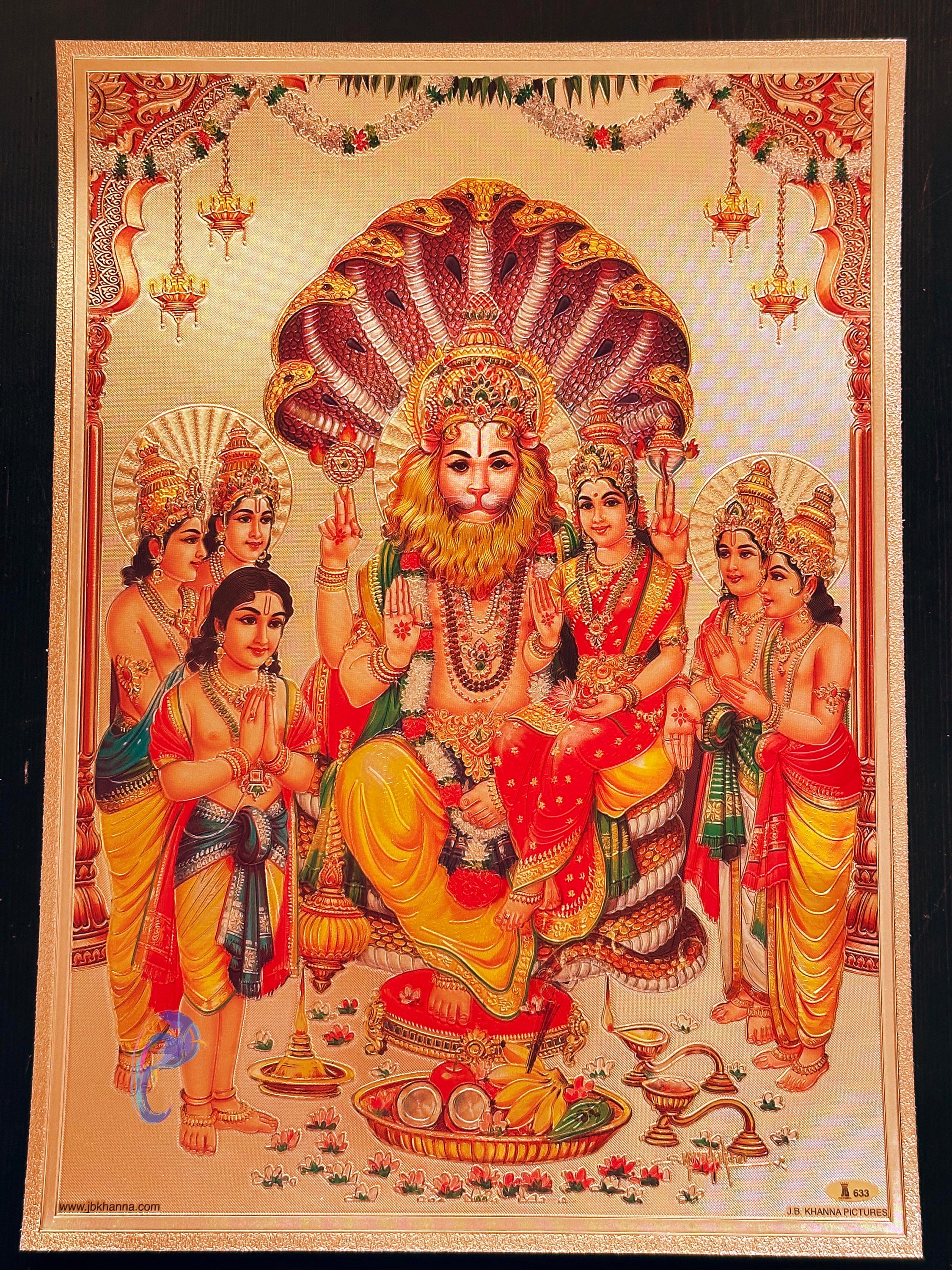 Lord Narasimha Swamy Sketch
