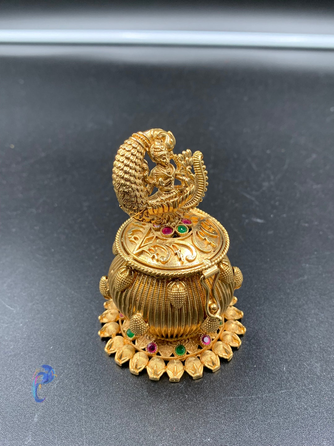 Multicolor Stones Box/ Puja Box/ Ring Box/ Gift Box/ Jewelry Box ...