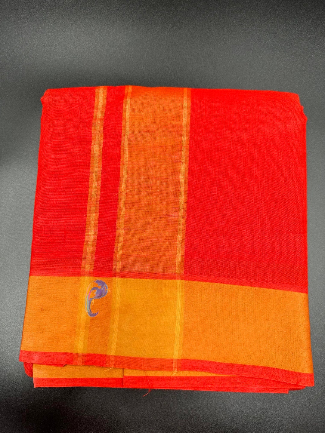 Cotton Dhoti Set/ Wedding Gift/ Puja Clothes/ Angavastram/ Panchalu Set ...