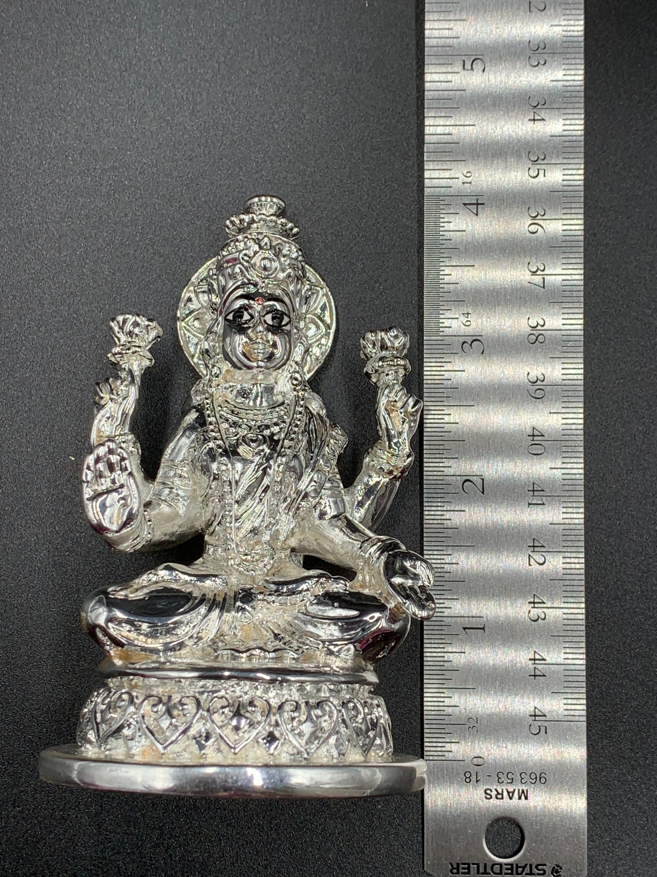 Silver Lakshmi Idol/ Goddess Lakshmi/ Puja Idol/ Wedding | Etsy