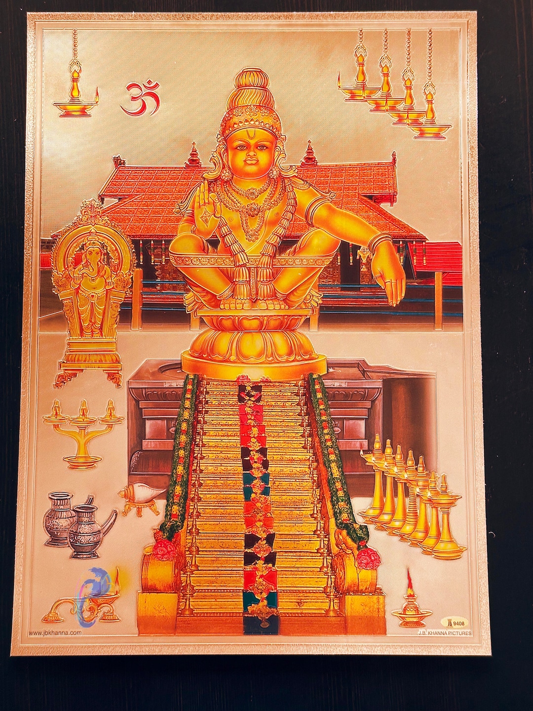 Ayyappa Swamy/ Manikanta/ Hariharan/ Sabarimala/ Puja Item/ Gold ...
