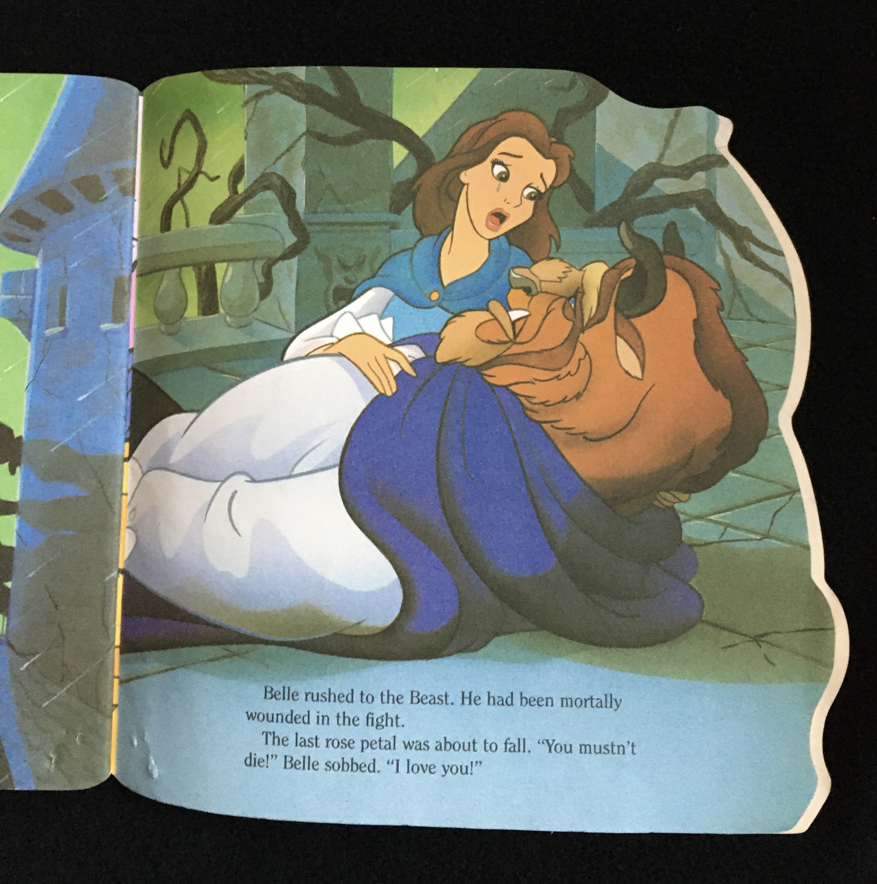 Beauty and the Beast Shape Book by Rita Balducci, 1992 - Etsy