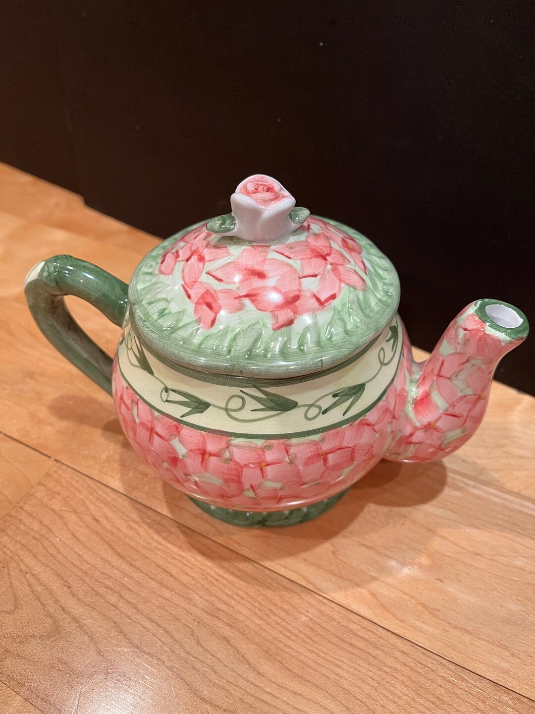 Hand-painted Teapot by Flowers Inc. Balloons, Vintage - Etsy