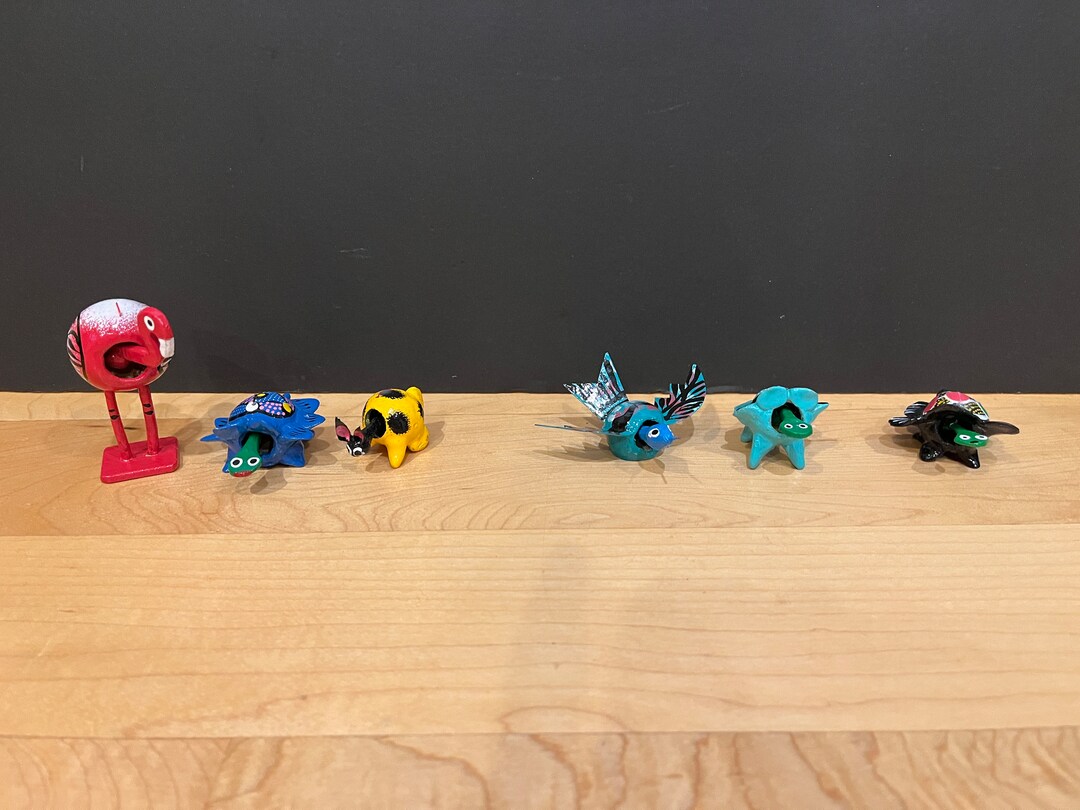 Hand-painted Bobble-head Animals From Mexico, 2023 - Etsy