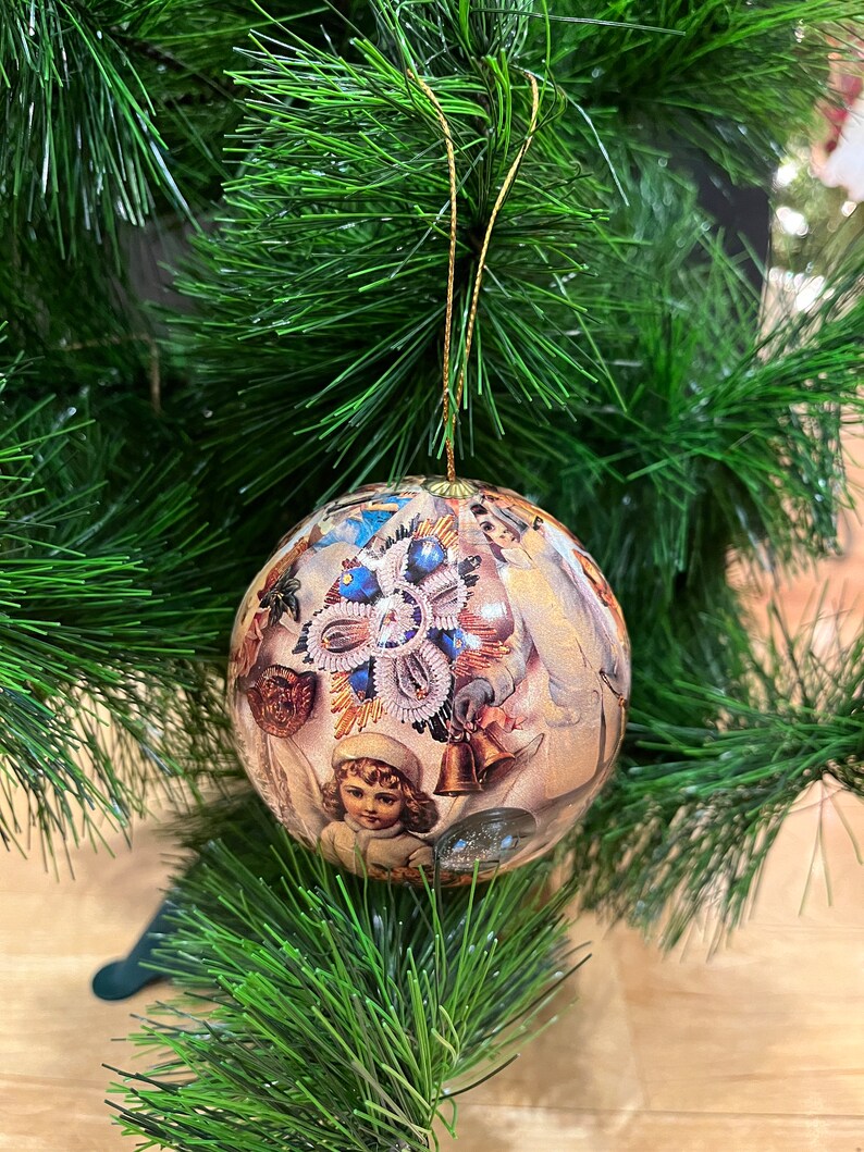 Victorian Papier Maché Spheres, 1990’s - Etsy