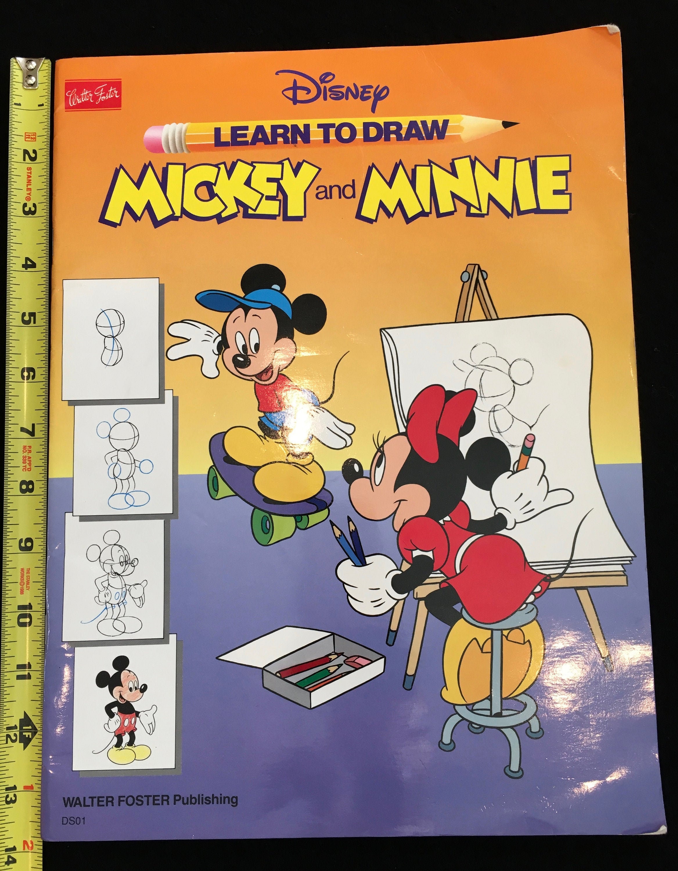 Learn to Draw Mickey and Minnie Walter Foster Co. 1991 O - Etsy