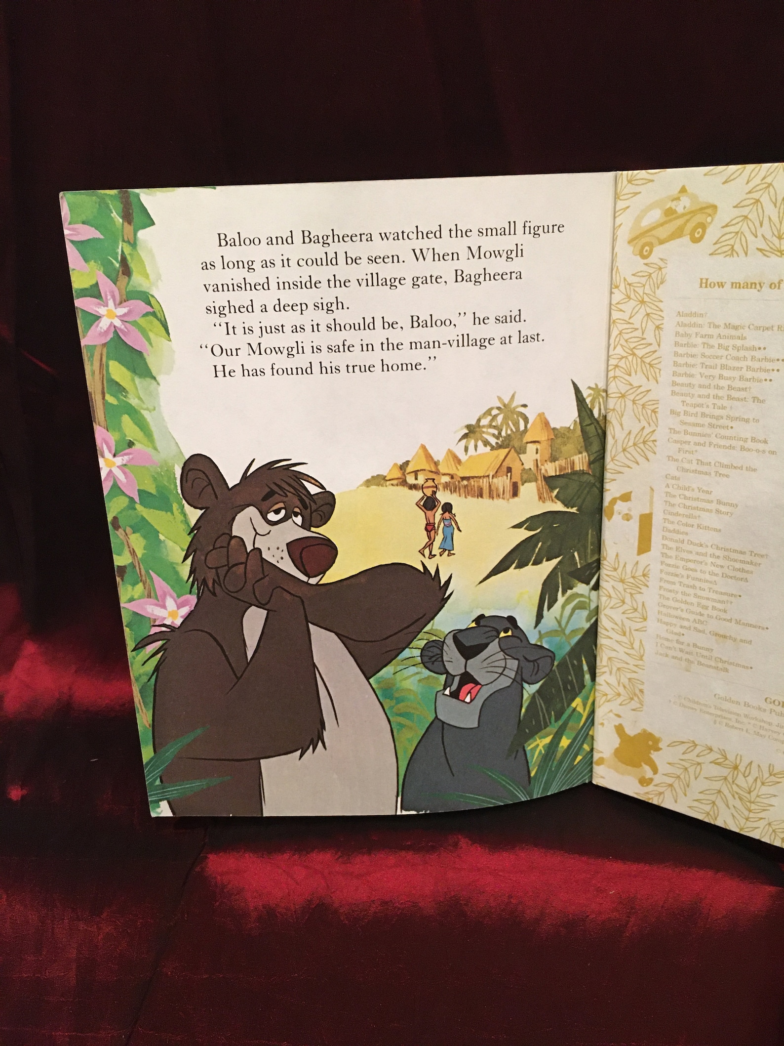 The Jungle Book Little Golden Book, 1997 - Etsy