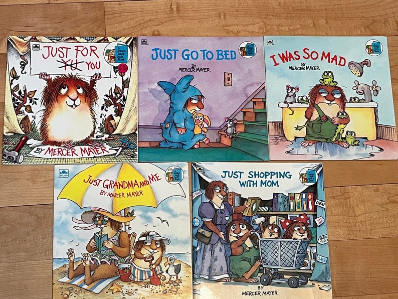 5 little Critter Story Books by Mercer Mayer, 1975-1989 - Etsy