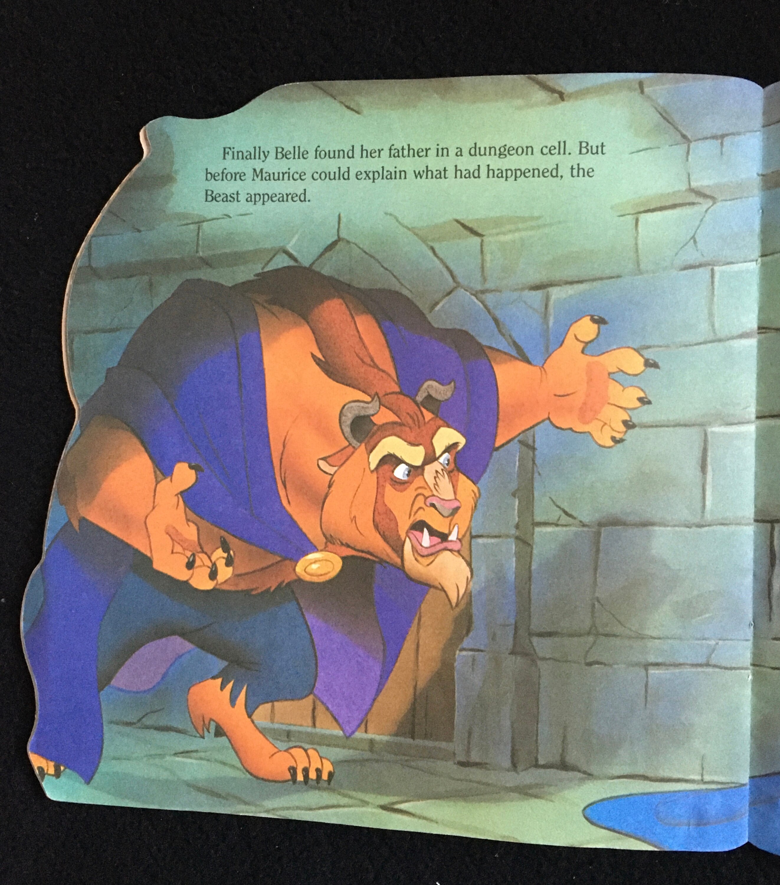 Beauty and the Beast Shape Book by Rita Balducci, 1992 - Etsy