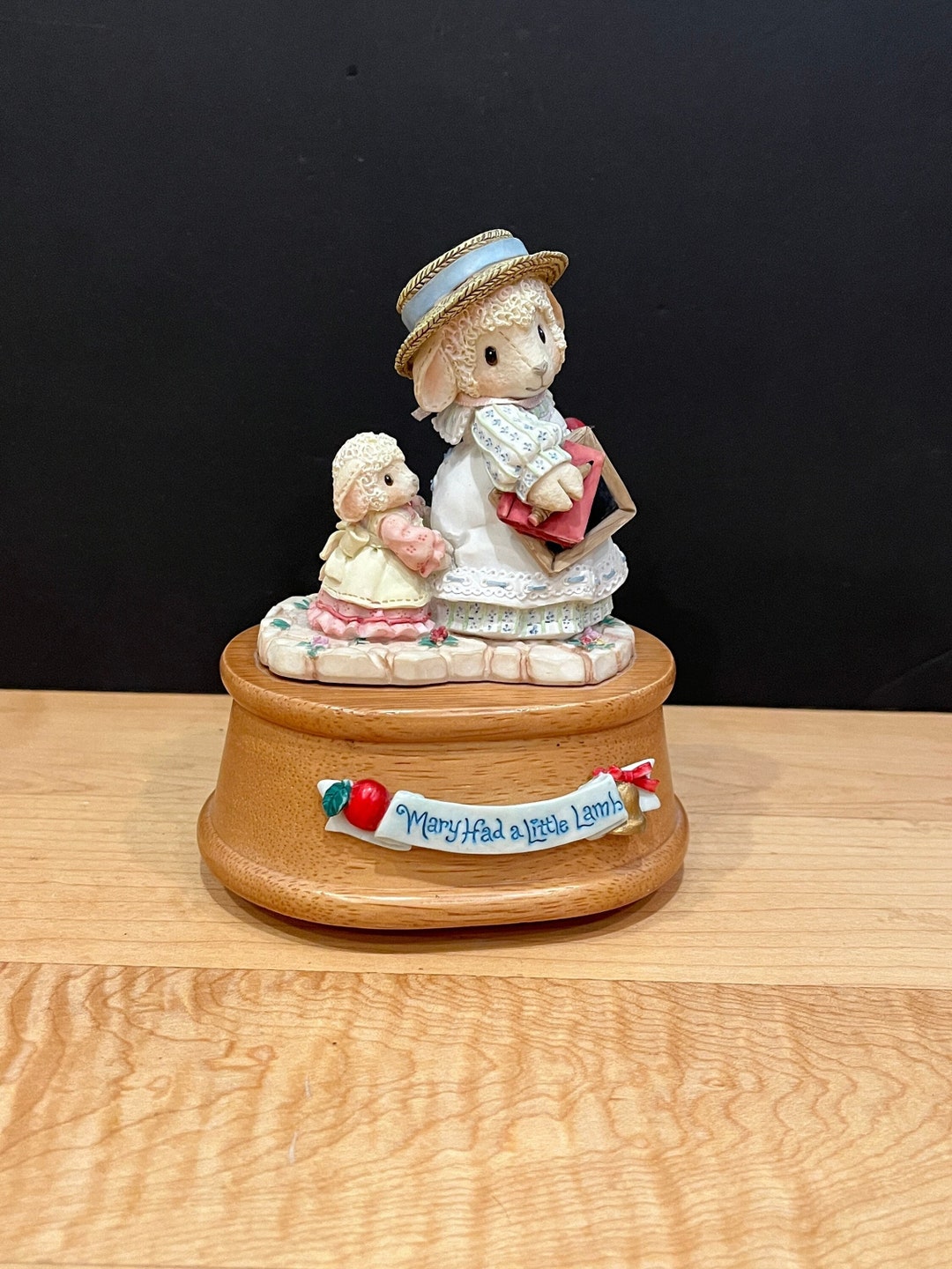 Charming Lamb Music Box by Enesco, 1995 - Etsy