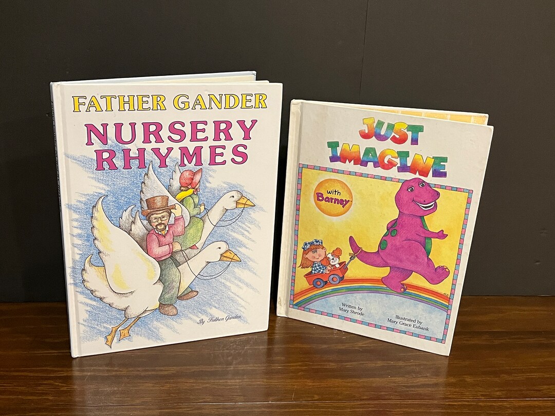 Father Gander Nursery Rhymes or Just Imagine With Barney - Etsy