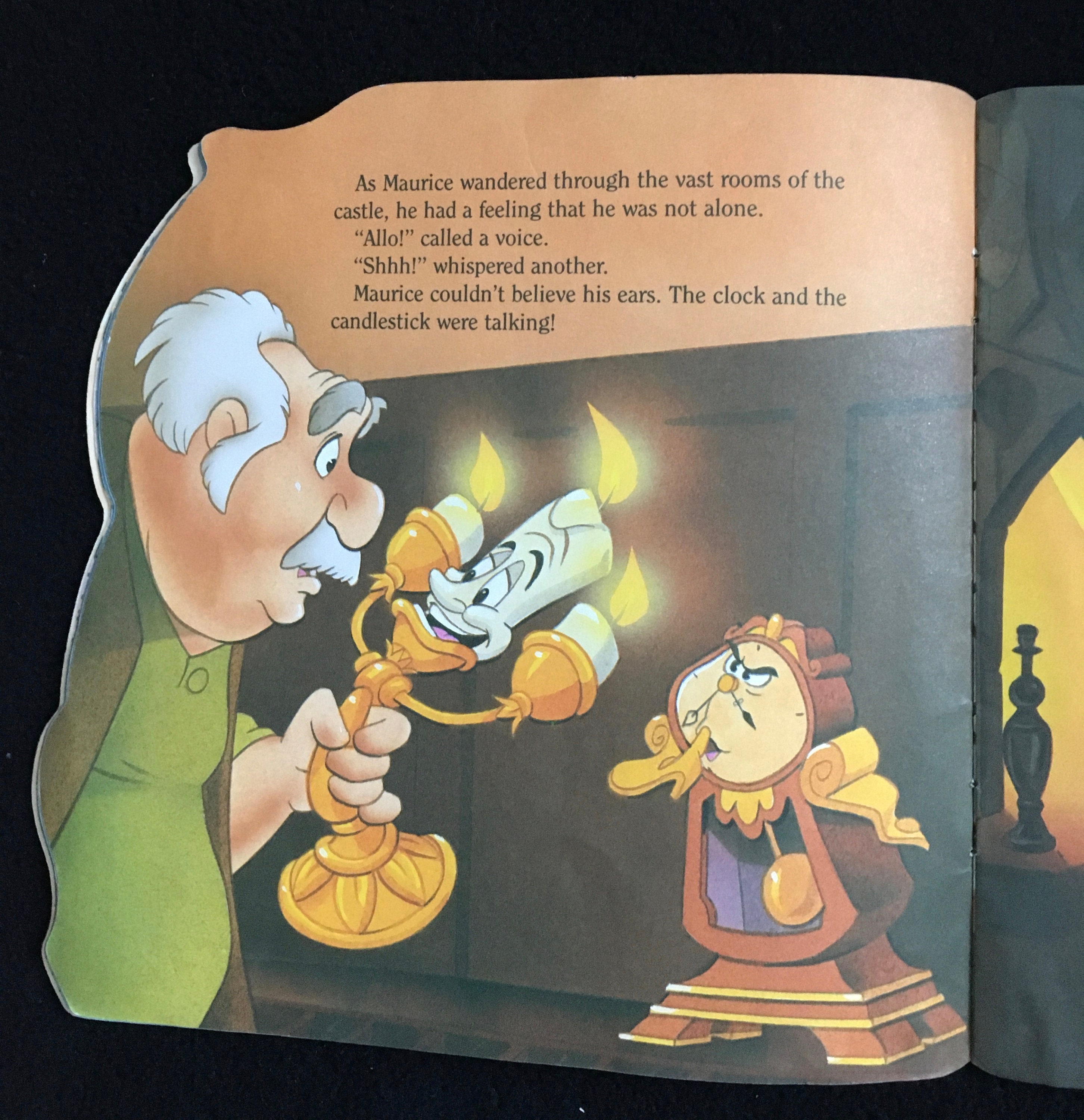 Beauty and the Beast Shape Book by Rita Balducci, 1992 - Etsy