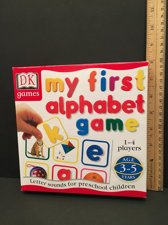 My first alphabet game by Dorling Kindersley Publishing Co. | Etsy