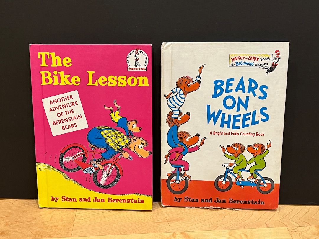 Berenstain Bears the Bike Lesson, 1964 or Bears on Wheels, 1969 - Etsy
