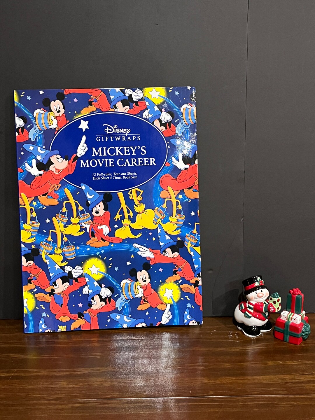 Fitz and Floyd Salt and Pepper or Mickey Giftwraps, 1990's - Etsy